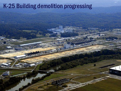 More than 20,000 loads of debris hauled away from K-25 demolition