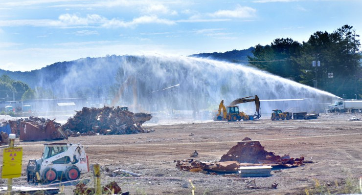Historic day: Last wall to be demolished at last of big five uranium ...