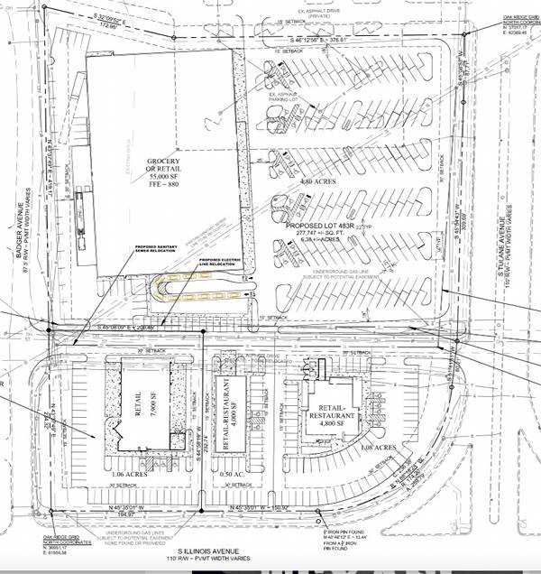 TN Oak Ridge Illinois PUD Master Plan Rezoning Map 600x636 Sept 12 2017 ...
