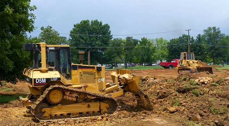 Site work starts for Tire Discounters in front of AMSE - Oak Ridge Today